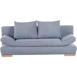 GUTMANN FACTORY Schlafsofa blau 100% Polyester B/H/T: 200cm x 75cm x 92cm, Flachgewebe