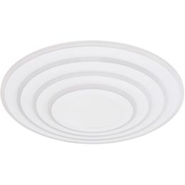 Globo LIGHTING LED Deckenleuchte &raquo;JOCELYN&laquo; LED-Modul 1 Stk. warmwei&szlig; - kaltwei&szlig; Deckenlampe, Designleuchte, Wohnzimmer, Schlafzimmer, rund wei&szlig; 1 Stk.