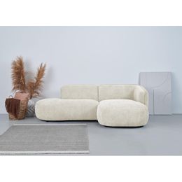 Home Affaire Ecksofa &raquo;OSTRUP Rundsofa, L-Form, Naturt&ouml;ne, Boucle oder Chenille&laquo; Breite 278 cm, organische Form mit sanften Rundungen wei&szlig; 100% 