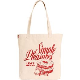 Levi's Levi's Damen Shopper &raquo;EVERYDAY GRAPHIC TOTE&laquo; Beuteltasche - ideal f&uuml;r Eink&auml;ufe, Shopping & Alltag beige Einheitsgr&ouml;&szlig;e