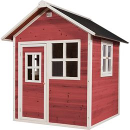 EXIT Spielhaus &raquo;Loft 100&laquo; BxTxH: 149x141x160 cm rot Holz Einheitsgr&ouml;&szlig;e