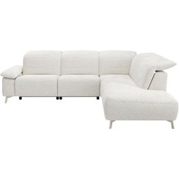 Musterring Ecksofa &raquo;MR 370, intelligenter Komfort im modernen Design&laquo; Optionale Relaxfunktion, flexible Kopfteile & klappbare Armlehnen 8% Baumwolle, 92% 