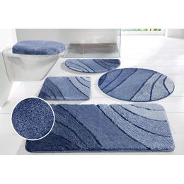 OTTO home Badematte &raquo;Josie, Badvorleger, Badezimmer Teppich&laquo; H&ouml;he 20 mm rutschhemmend beschichtet fu&szlig;bodenheizungsgeeignet schnell trocknend 