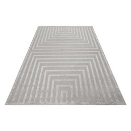 Esprit Outdoorteppich &raquo;Carolina ESP-54227&laquo; rechteckig 6 mm H&ouml;he mit Hoch-Tief-Effekt, modern, robust, pflegeleicht, Terrasse, K&uuml;che grau Polypropylen (PP) B 
