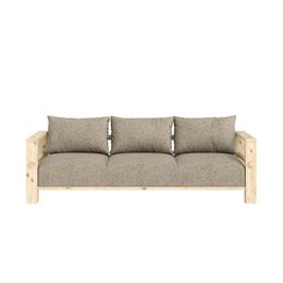 Karup Design Sofa &raquo;Bare Sofa, Schlafsofa mit Boxspring, 3-Sitzer, Couch, Bettfunktion&laquo; Boxspring-Matratze mit Sprungfedern, 3 R&uuml;ckenkissen, Made in Europe Bezug: 