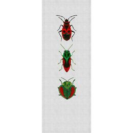 Livingwalls living walls Fototapete &raquo;Walls by Patel Buzz Panels 3&laquo; glatt Vlies, Wand, Schr&auml;ge grau Vlies B/L: 1m x 2,7m