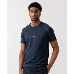 BOSS Orange Strand T-Shirt Slim Fit T-Shirt in Dunkelblau