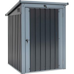 WESTMANN M&uuml;lltonnenbox &raquo;ISBS-T1D&laquo; f&uuml;r 1x240 l, BxTxH: 104x101x134 cm grau Stahl Einheitsgr&ouml;&szlig;e