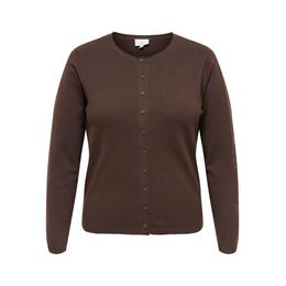 Only Carmakoma Cardigan in Braun - 39% | Gr&ouml;&szlig;e XS-40/42 | Damen-pullover-cardigans