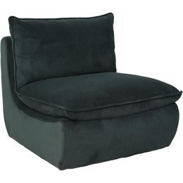 Hela Loungesessel &raquo;RHODOS&laquo; 1 Stk. tlg. Sessel;gepolstert;aufgesetztes Kissen;Microfaser;Breitcord gr&uuml;n Microfaser Breitcord;Polyester;Polyamid B/H/T: 