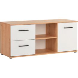 Arthur Berndt Lowboard &raquo;Bente&laquo; 1 Stk. tlg. braun Holzwerkstoff B/H/T: 114cm x 51cm x 39cm, 2 Stk., 1 Stk.