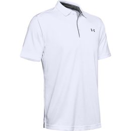 Under Armour - "Tech" Poloshirt f&uuml;r Herren (Wei&szlig;/Graphit)