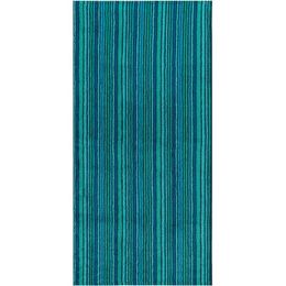 Egeria Handt&uuml;cher &raquo;Combi Stripes&laquo; mit feinen Streifen, 100% Baumwolle blau Walkfrottee, Obermaterial: 100% Baumwolle B/L: 50cmx100cm, 2 Stk., Walkfrottee