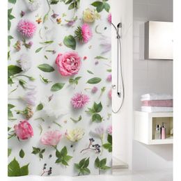 Kleine Wolke Duschvorhang &raquo;Rosalie&laquo; Breite 180 cm mit Beschwerungsband bunt Polyester B/H: 180cm x 180cm