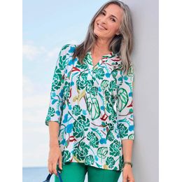 GOLDNER Tunic female size L Blue / Green / Red / White