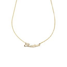 Firetti Herren Namenskette &raquo;Schmuck Geschenk Silber 925 Halskette mit deinem Namen&laquo; gold Silber 925 (Sterlingsilber), L: 45
