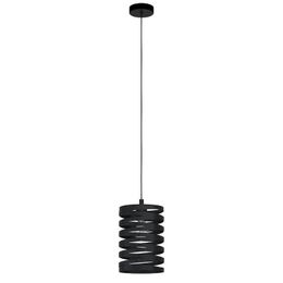Eglo H&auml;ngeleuchte &raquo;CREMELLA Pendellampe, Stahl, IP20, E27, Esszimmerlampe, Vintage, Lampe&laquo; E27 1 Stk. H&auml;ngeleuchte, H110 x &Oslash;18 cm, schwarz, 1X40W exkl