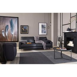 Creation BY ROLF BENZ 2-Sitzer &raquo;CR.450, Designsofa, Loungesofa, bequem und elegant&laquo; Armlehne niedrig, Fu&szlig; chromfarben gl&auml;nzend, Breite 164 cm blau 