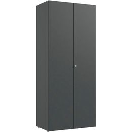wimex Kleiderschrank &raquo;Multiraumkonzept&laquo; Schranksystem grau Holzwerkstoff Grafit, B/H/T: 80cm x 185cm x 40cm