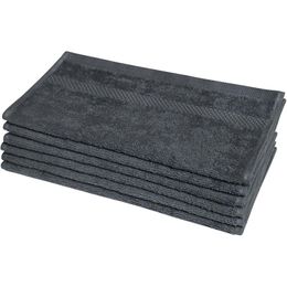 Dyckhoff G&auml;stehandtuch &raquo;Planet&laquo; grau Walkfrottier, Obermaterial: 100% Baumwolle B/L: 30cmx50cm, 6 Stk., Walkfrottier