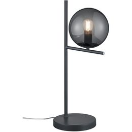 Trio Leuchten Tischleuchte &raquo;Pure&laquo; E14 1 Stk. Schnurschalter, Leuchtmittel tauschbar schwarz 1, &Oslash; 16cm H: 52cm, 1 Stk.