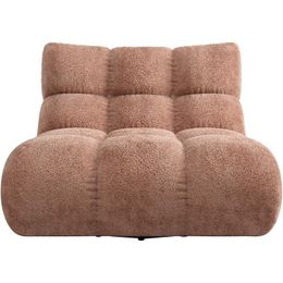 Home Affaire 1,5-Sitzer &raquo;Cozy Bubble, 360&deg; drehbarer Sessel, Breite 107 cm&laquo; mit eleganter Steppung, Rundumbezug & weicher Polsterung braun 100% 