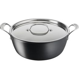 Tefal Kochtopf &raquo;Jamie Oliver Batch-Cooking Set Induktion 30 cm&laquo; Aluminium schwarz &Oslash; 30cm + H&ouml;he 14,4cm