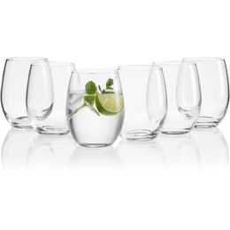 M&auml;ser M&Auml;SER Glas &raquo;IL PREMIO, Wasserglas-Set, Kristall&laquo; transparent Bleikristallglas &Oslash; 5cm x 10,2cm, 360ml, 6 Stk.