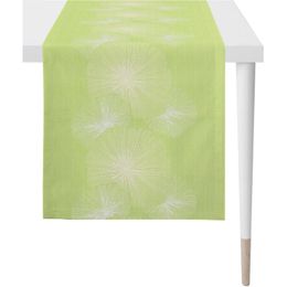 Apelt Tischl&auml;ufer &raquo;7200 LOFT STYLE&laquo; Jacquardgewebe gr&uuml;n Polyester, Viskose B/L: 48cm x 140cm, 1 Stk., rechteckig