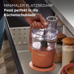 Kenwood K&uuml;chenmaschine &raquo;MultiPro Go FDP23.140GY&laquo; Kompakt-K&uuml;chenmaschine zum Schneiden, Reiben, P&uuml;rieren & Teig Kneten Einheitsgr&ouml;&szlig;e K&uuml;chenmaschine