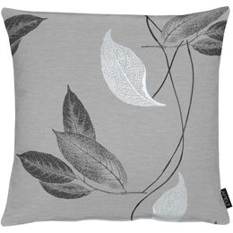 Apelt Dekokissen &raquo;Valerie&laquo; Kissenh&uuml;lle mit F&uuml;llung, 1 St&uuml;ck grau Polyester B/L: 48cm x 48cm, 1 Stk.