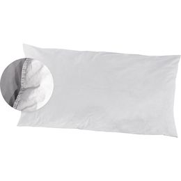 Primera Kissenbez&uuml;ge &raquo;Kissenbez&uuml;ge &raquo;Stone Washed&laquo;, (2 St&uuml;ck)&laquo; mit Stone-Washed Optik wei&szlig; Renforc&eacute;, Obermaterial: 100% Baumwolle B/L: 40cm x 80cm, 2 Stk., 