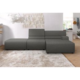 Egoitaliano Ecksofa &raquo;Babouche, Designsofa mit au&szlig;ergew&ouml;hnlichem Sitzkomfort zum Wohlf&uuml;hlen&laquo; grau Luxus-Micofaser Lederoptik (100% Polyester) ist ein neues 