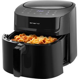 Emerio Hei&szlig;luftfritteuse &raquo;AF-129622.1&laquo; 1800 W Fassungsverm&ouml;gen 7,2 l schwarz Einheitsgr&ouml;&szlig;e Hei&szlig;luftfritteuse