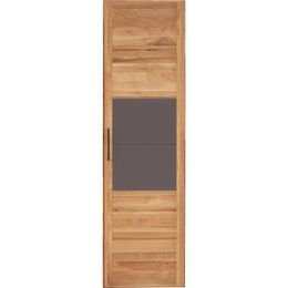 Home Affaire Kleiderschrank &raquo;Chamara&laquo; aus massivem Eichenholz, in unterschiedlichen Breiten, H&ouml;he 218 cm beige B/H/T: 63cm x 218cm x 65cm, T&uuml;ren: 1 