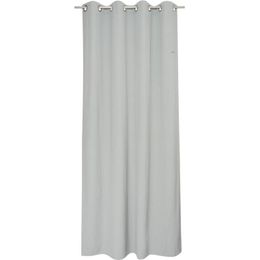 Tom Tailor HOME Vorhang &raquo;Dove Signature&laquo; &Ouml;sen 1 Stk. tlg. blickdicht grau Polyester 250cm, &Ouml;sen, 140cm