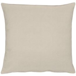 Apelt Dekokissen &raquo;Imperial&laquo; Kissenh&uuml;lle mit F&uuml;llung, 1 St&uuml;ck grau Seide B/L: 45cm x 45cm, 1 Stk.