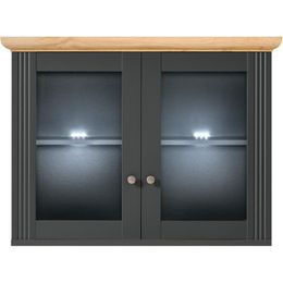 OTTO home H&auml;ngeschrank &raquo;KS-Westminster&laquo; im romantischen Landhausstil, Breite 96 cm, exclusiv by Otto grau B/H/T: 96cm x 73cm x 33cm, T&uuml;ren: 2 Stk.