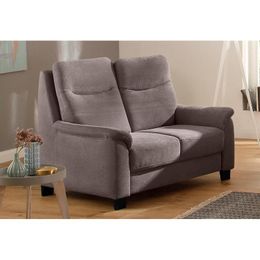OTTO home 2-Sitzer &raquo;Boccaccio&laquo; mit Federkern, incl. Kopfteilverstellung grau Luxus-Microfaser Vintageoptik(100% Polyester);Struktur weich (90% 