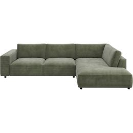 Musterring Ecksofa &raquo;MR LUCIA, Luxuri&ouml;se Wohlf&uuml;hlgarnitur von &laquo; Erstklassige Kammerkissen, komfortable Umbauecke & zeitloser Look gr&uuml;n 88% Polyester, 12% 