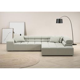Home Affaire Ecksofa &raquo;Ancona, Ecksofa, incl. Kopfteilverstellung, Breite 319 cm, L-Form&laquo; wahlweise motorische Sitztiefenverstellung, auch in Cord + 