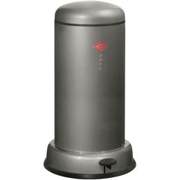 Wesco M&uuml;lleimer &raquo;Baseboy&laquo; 1 Beh&auml;lter Abfallsammler mit D&auml;mpfer + D&auml;mpferhalterung 20 Liter grau Stahlblech B/H/T: 36,2cm x 63,5cm x 36,2cm, 20 l