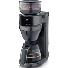 Severin Kaffeemaschine mit Mahlwerk &raquo;KA 4854 FILKA (2. Generation), Filterkaffee-Vollautomat&laquo; 1,4 l Kaffeekanne Papierfilter Permanentfilter 1x4 mit Glaskanne