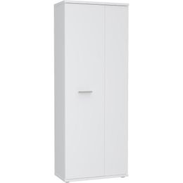 FORTE Mehrzweckschrank &raquo;Platzsparend und kompakt, Stauraum&laquo; B/H/T 68,9/179,1/34,8 cm wei&szlig; Wei&szlig;, B/H/T: 68,9cm x 179,1cm x 34,8cm, T&uuml;ren: 2 Stk.