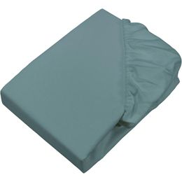 SETEX Spannbettlaken &raquo;Feinbiber in Gr. 70x140, 90x200, 140x200 oder 180x200 cm&laquo; f&uuml;r Matratzen bis 23 cm H&ouml;he, Winter, Bettlaken gr&uuml;n Feinbiber, 