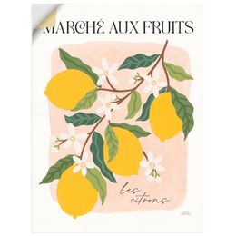 Artland Wandbild &raquo;Marche aux Fruits II&laquo; Pflanzenbilder 1 Stk. tlg. als Alubild, Leinwandbild, Poster, Wandaufkleber in verschied. Gr&ouml;&szlig;en gelb Vinyl B/H/T: 