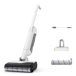 Rowenta Nass-Trocken-Sauger &raquo;X-Clean 10, 65&deg; Grad Hei&szlig;luft-Trocknung, 180&deg; Neigung&laquo; beutellos, selbstreinigend, 60 Min Akku, geeignet f&uuml;r Hartb&ouml;den wei&szlig; 