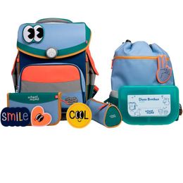 School-Mood Damen School-Mood Schulranzen &raquo;Timeless Pro&laquo; retroreflektierende Fl&auml;chen bunt B/H/T: 36cm x 42cm x 21cm