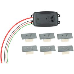 Eufab Ultraschall-Tierabwehr mit Hochspannung, gegen Marder, f&uuml;r PKW und Wohnmobil schwarz Kunststoff Empf. Sicherung: 200 mA / 250 V