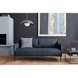 W.Schillig 2,5-Sitzer &raquo;sally Design-Sofa, Loungesofa, bequem, schmale Armlehnen, Breite 194cm&laquo; mit Metallf&uuml;&szlig;en in Schwarz pulverbeschichtet, Breite 